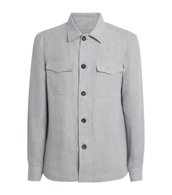 FIORONI CASHMERE Linen Overshirt