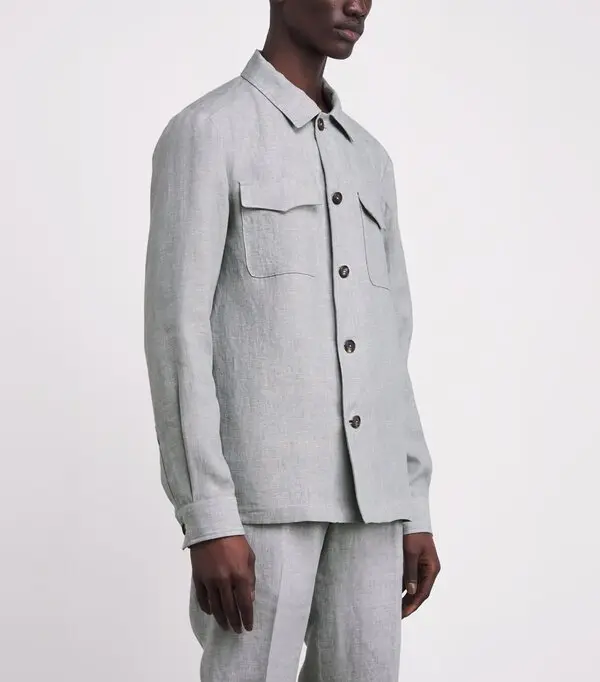 FIORONI CASHMERE Linen Overshirt