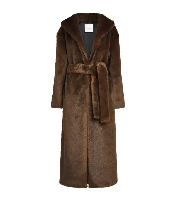 Nanushka Cariana Faux Fur Coat