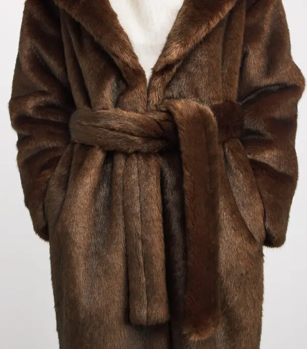 Nanushka Cariana Faux Fur Coat
