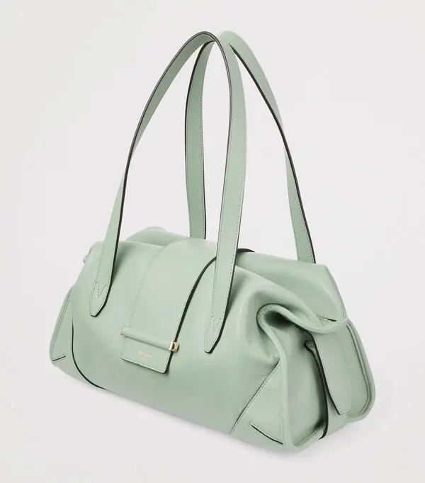JIMMY CHOO Medium Leather Bar Holdall Bag