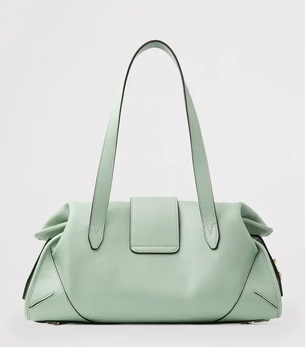 JIMMY CHOO Medium Leather Bar Holdall Bag