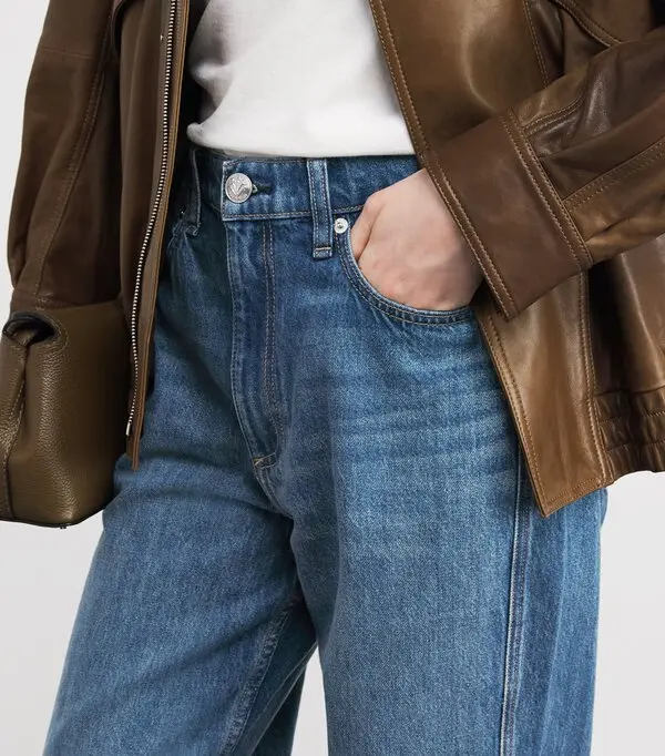 Rag & Bone Shea Straight Jeans - Blue