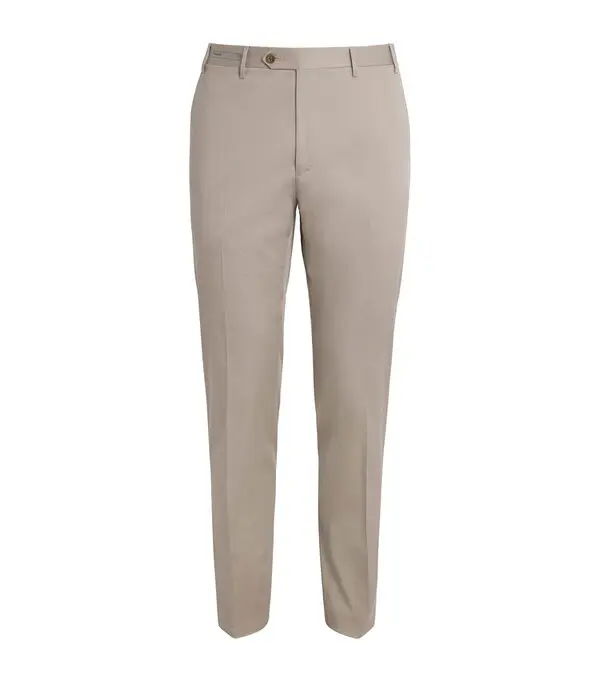Corneliani Stretch-cotton Tailored Trousers