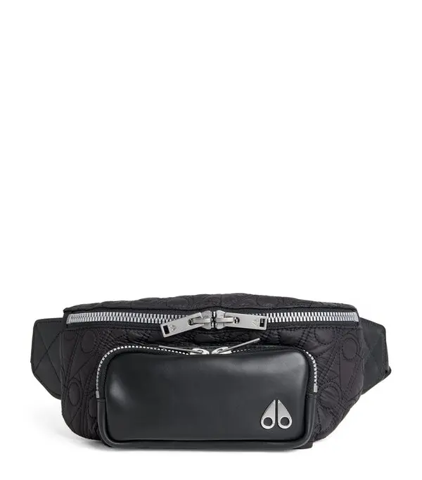 Moose Knuckles Monogram Belt Bag - Black