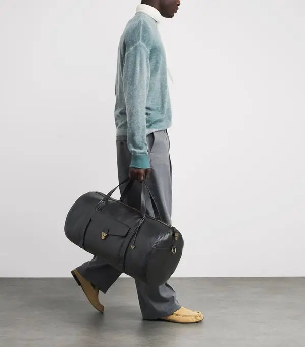Emporio Armani Grained Leather Holdall