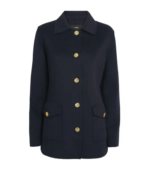 ARMA Merino Wool Alexandra Jacket - Navy