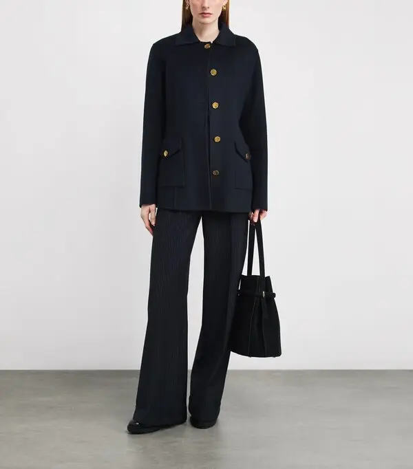 ARMA Merino Wool Alexandra Jacket - Navy