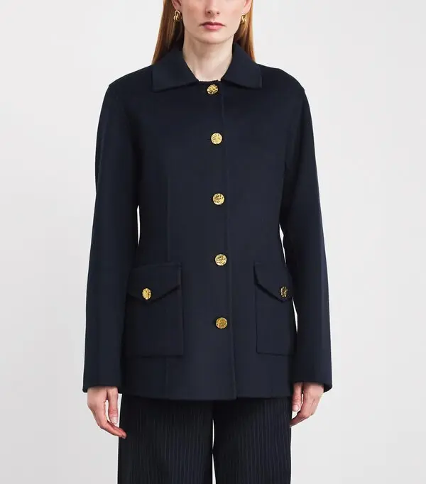 ARMA Merino Wool Alexandra Jacket - Navy