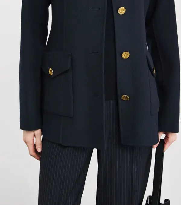 ARMA Merino Wool Alexandra Jacket - Navy