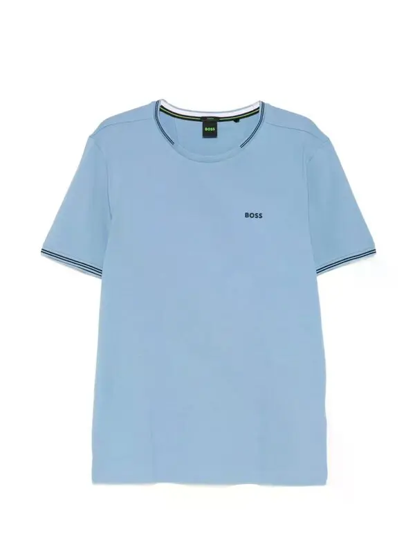 BOSS Striped-trim T-shirt
