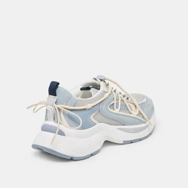 DOLCEVITA Selmar Leather Platform Sneakers - Blue Multi Leather