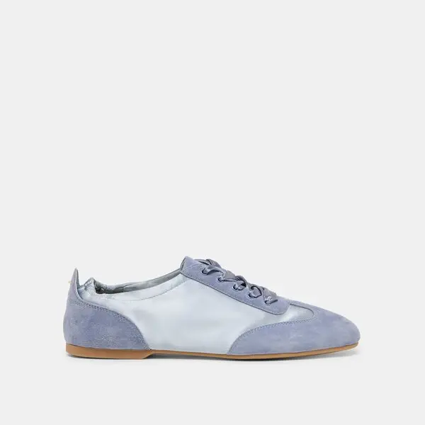 DOLCEVITA Itzy Satin And Suede Sneakers
