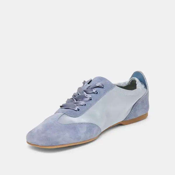 DOLCEVITA Itzy Satin And Suede Sneakers