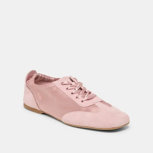 DOLCEVITA Itzy Ballet-inspired Sneakers - Pink Satin