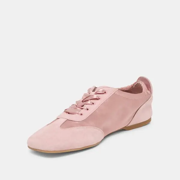 DOLCEVITA Itzy Ballet-inspired Sneakers - Pink Satin