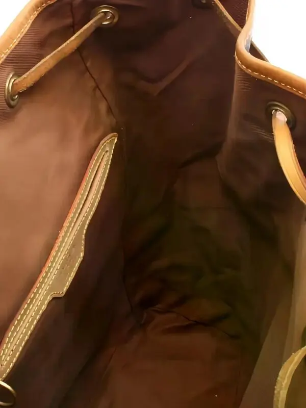 LOUIS VUITTON 1996 Gm Montsouris Monogram Canvas Backpack - Brown