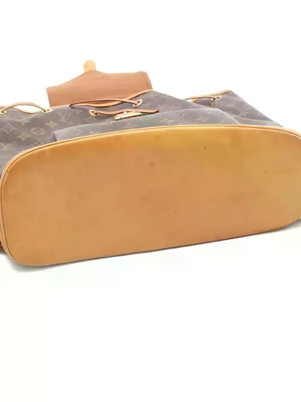 LOUIS VUITTON 1996 Gm Montsouris Monogram Canvas Backpack - Brown