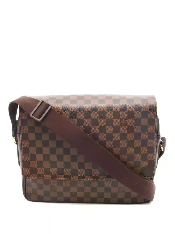 LOUIS VUITTON Shelton Damier Ebene Mm Shoulder Bag - Brown