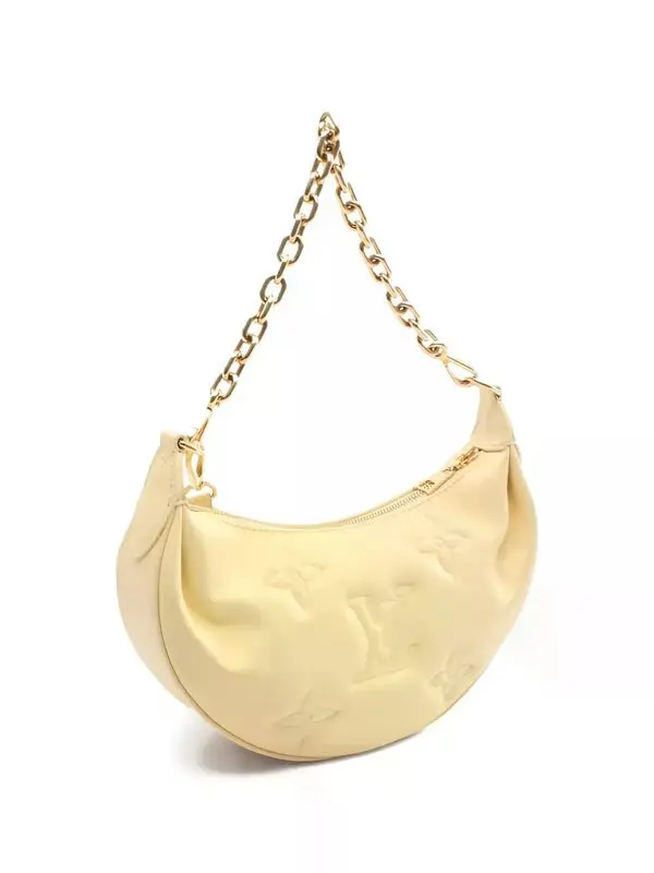 LOUIS VUITTON 2010s Bubble Chain Leather Shoulder Bag - Neutrals