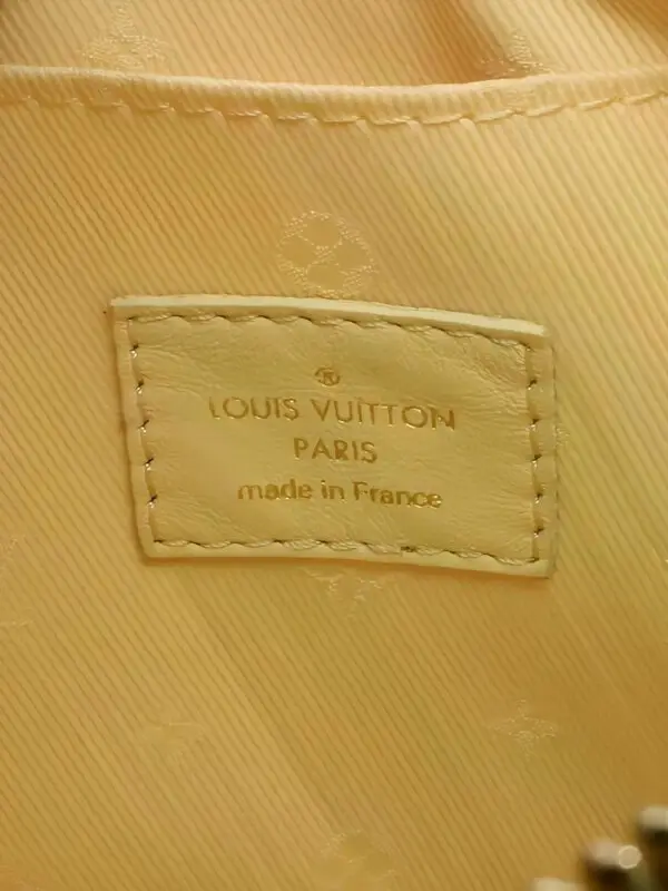 LOUIS VUITTON 2010s Bubble Chain Leather Shoulder Bag - Neutrals