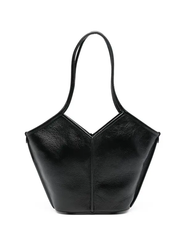 Hereu Calella Leather Shoulder Bag - Black