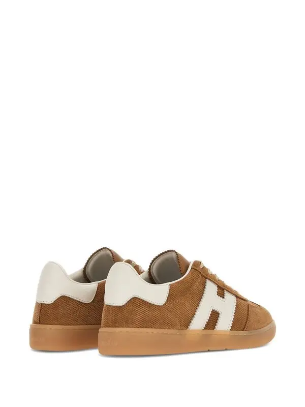 Hogan Leather Sneakers - Brown