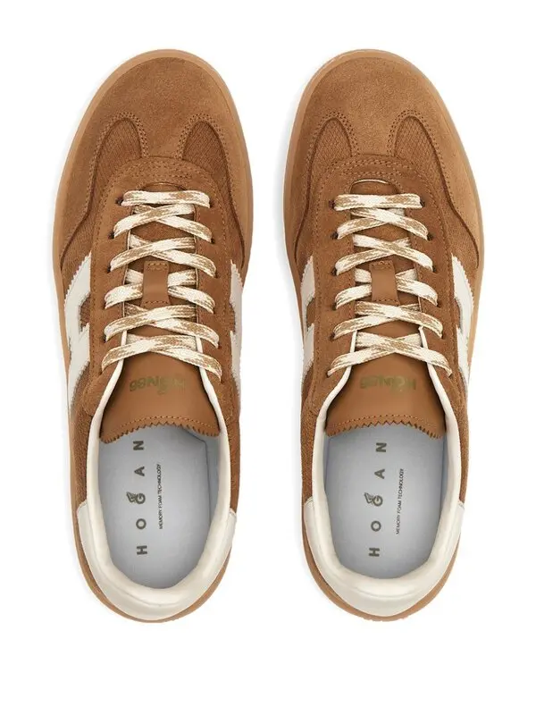 Hogan Leather Sneakers - Brown