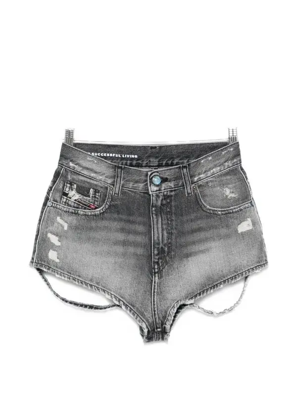 DIESEL® Denim Cotton Shorts - Grey