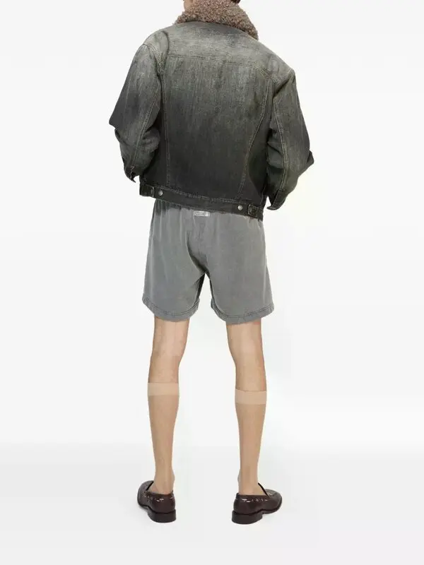 Acne Studios Fur-trimmed Denim Jacket