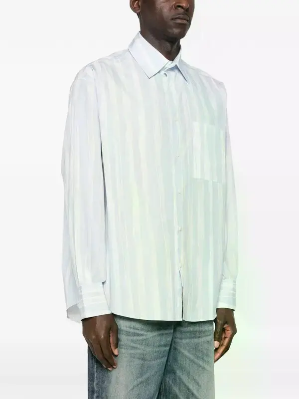 Jacquemus Striped Pocket Shirt