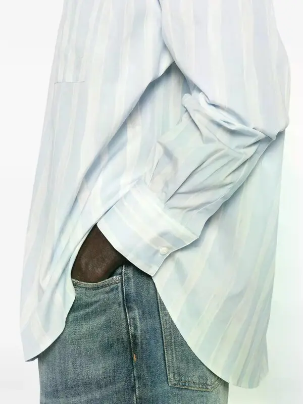 Jacquemus Striped Pocket Shirt