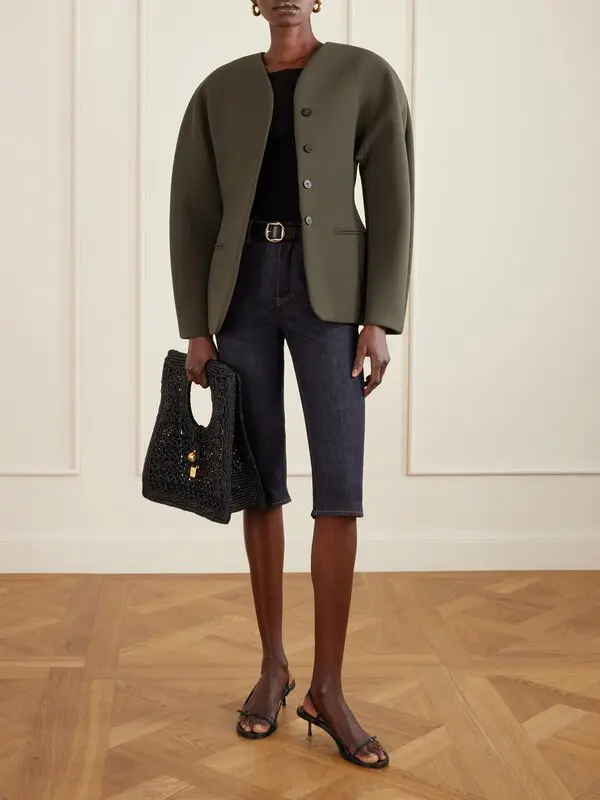 Jacquemus Denim Capri Pants - Blue