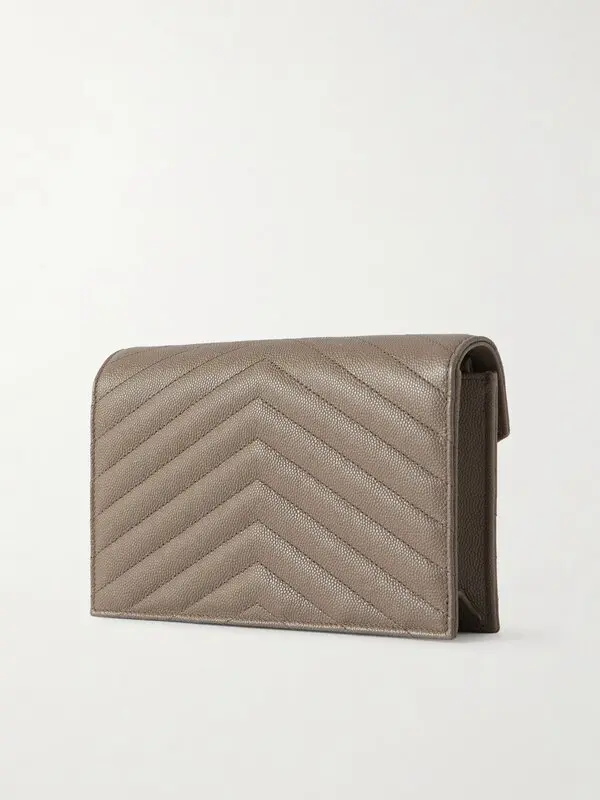 Saint Laurent Cassandre Matelassé Textured-leather Shoulder Bag
