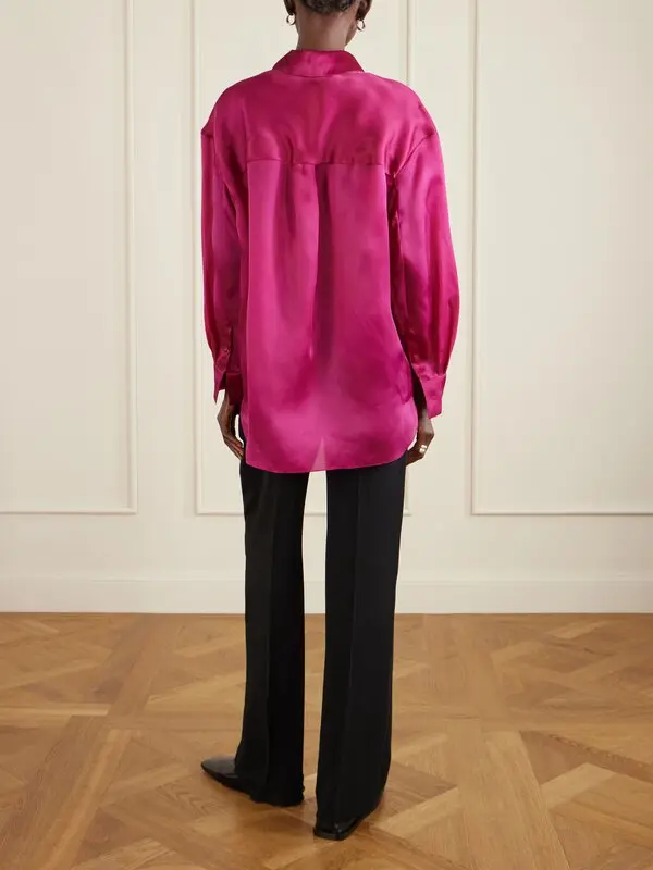 KALLMEYER Dani Silk-organza Shirt - Pink