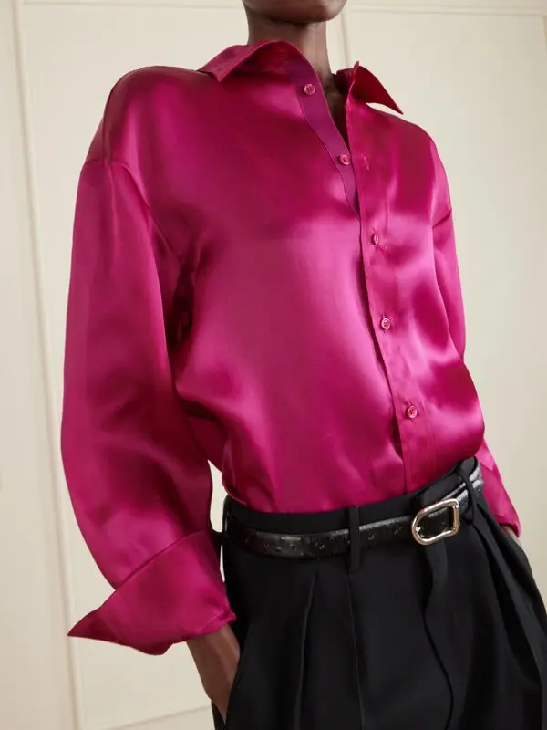 KALLMEYER Dani Silk-organza Shirt - Pink