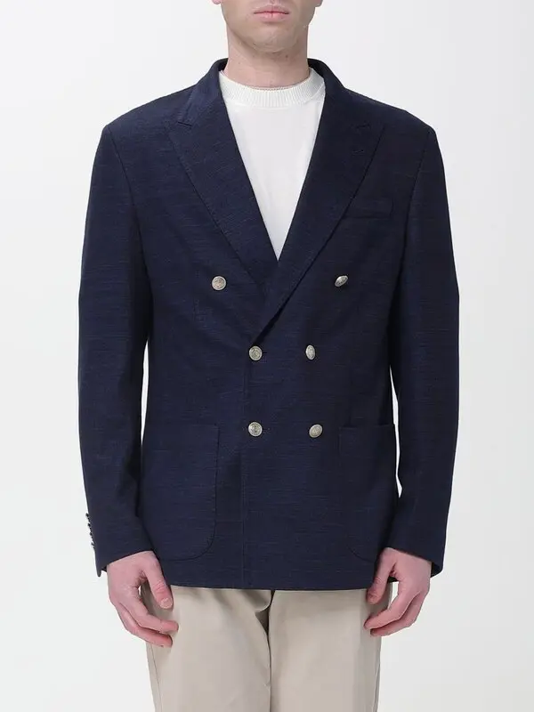 Eleventy Double Breasted Blazer