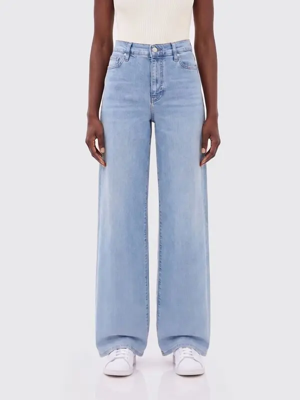 FRAME Palazzo Jeans - Gnawed Blue