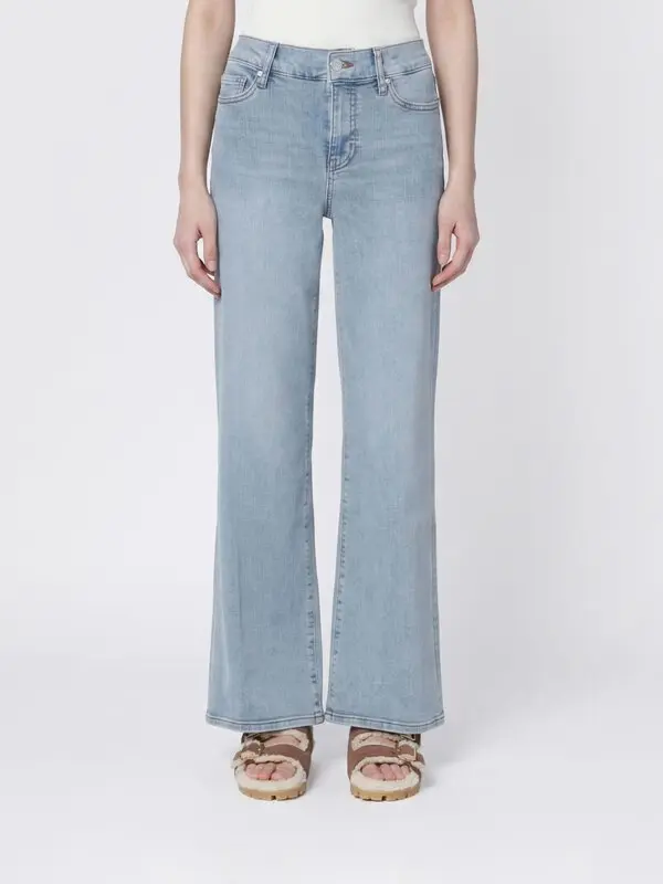 FRAME Palazzo Jeans - Stone Washed
