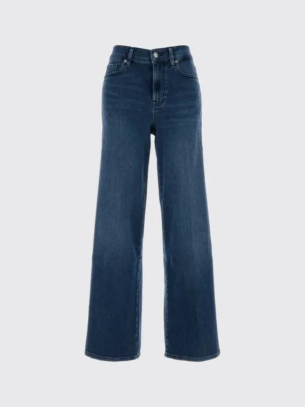 FRAME High Rise Wide Leg Jeans - Blue