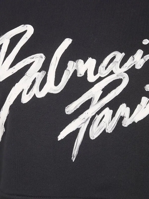 Balmain Logo Sweatshirt - Black