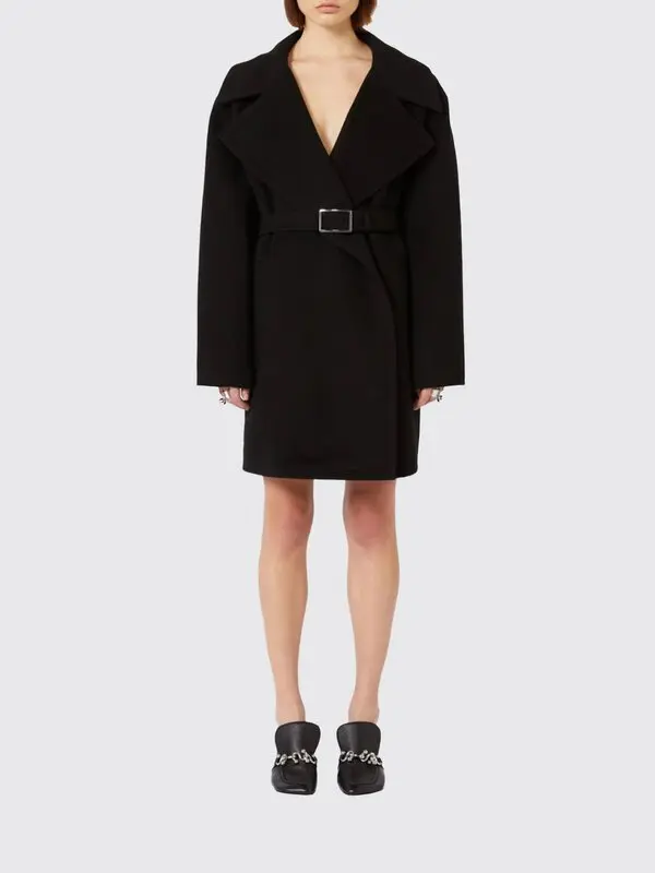 Sportmax Belted Coat - Black