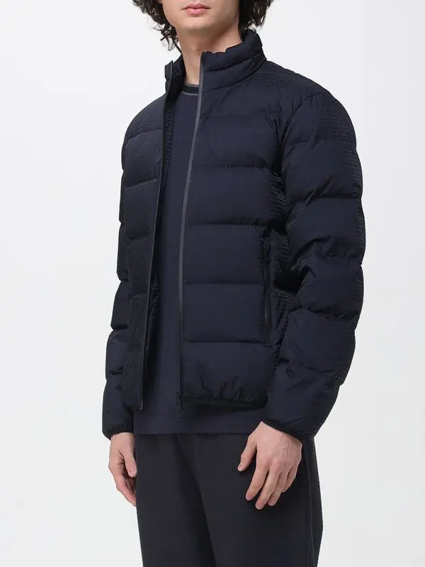 Emporio Armani Quilted Jacket - Blue