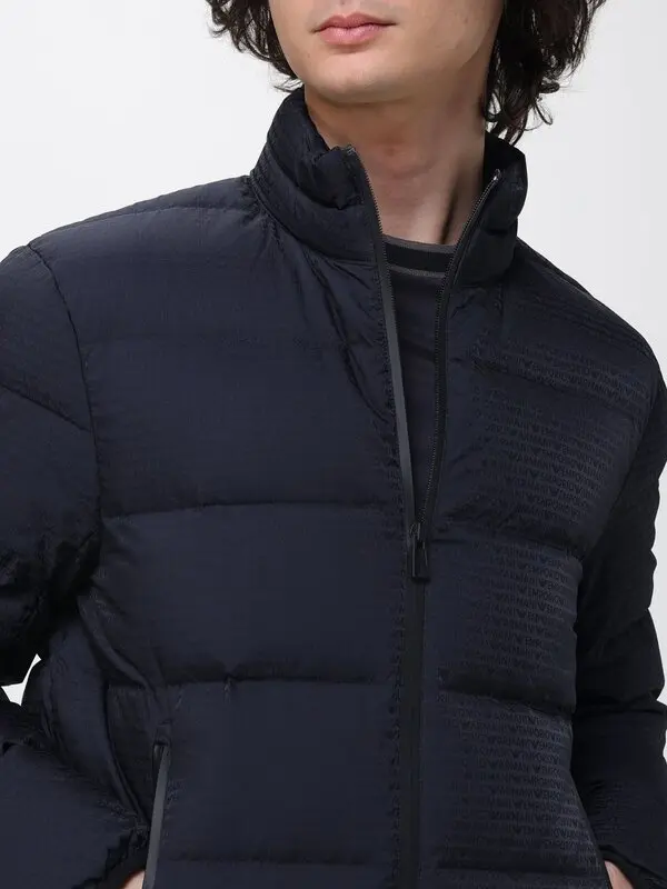 Emporio Armani Quilted Jacket - Blue