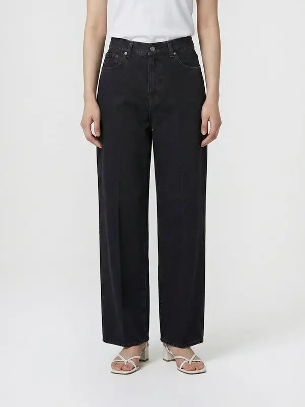 HAIKURE Wide Leg Jeans - Black