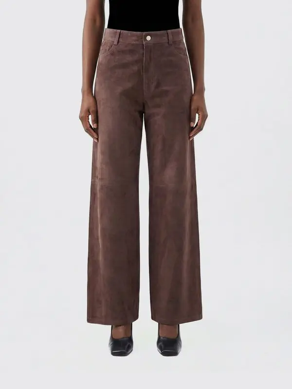 Max Mara Tailored Wide Leg Trousers - Dark