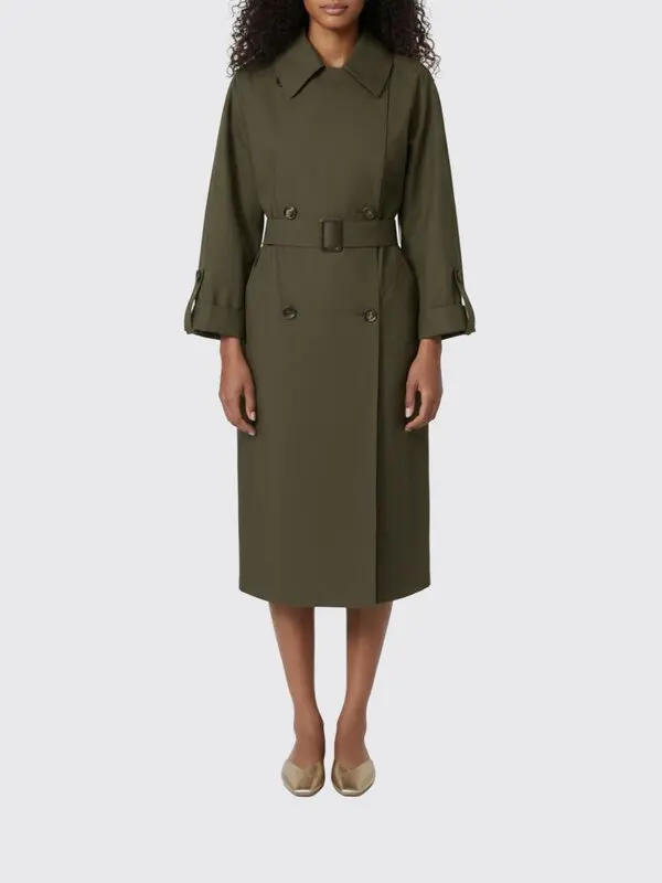 Max Mara Double Breasted Trench Coat - Brown