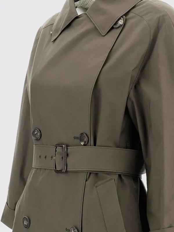 Max Mara Double Breasted Trench Coat - Brown