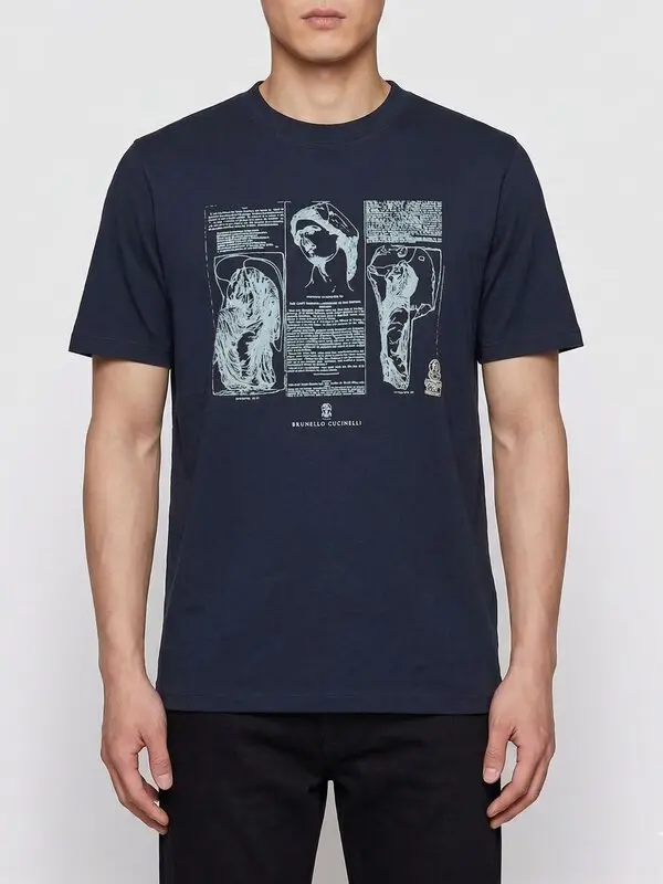Brunello Cucinelli T-shirt - Blue