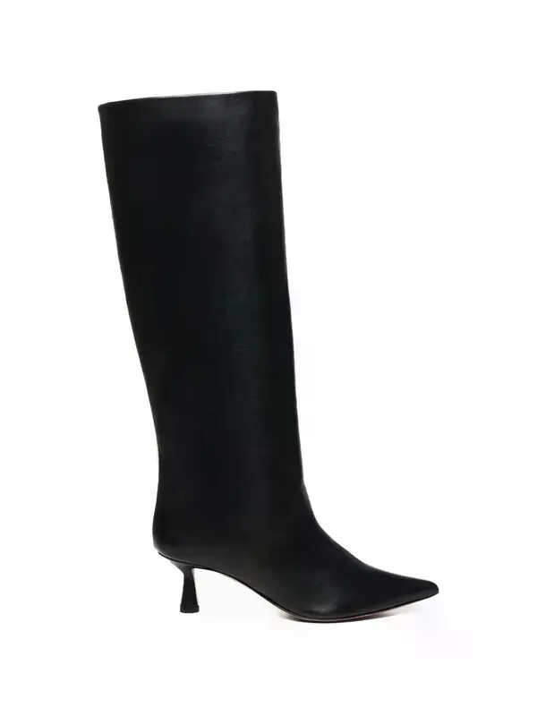 GIULIANO GALIANO Pointed-toe Stiletto Boots - Black